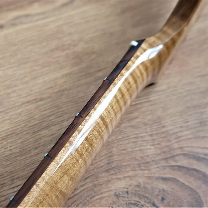 Stratocaster Rosewood and Roasted Flame Maple Guitar Neck | Reverb