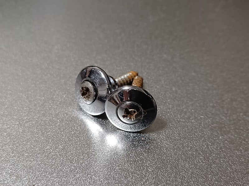Vintage Yamaha SG Strap Pins 1970s Chrome Made In Japan MIJ | Reverb