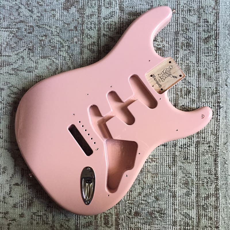 Warmoth Strat S-style body 2019 Shell Pink | Reverb