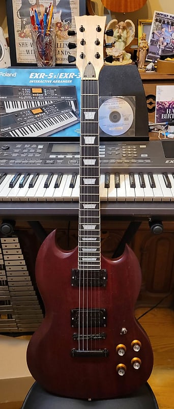 Harley Benton Kit SG Guitar Maple Neck Rosewood Fretboard | Reverb