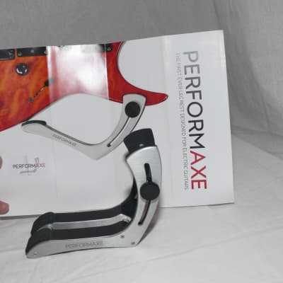 PERFORMAXE Electric Guitar Leg Rest - Brushed Aluminum. New | Reverb