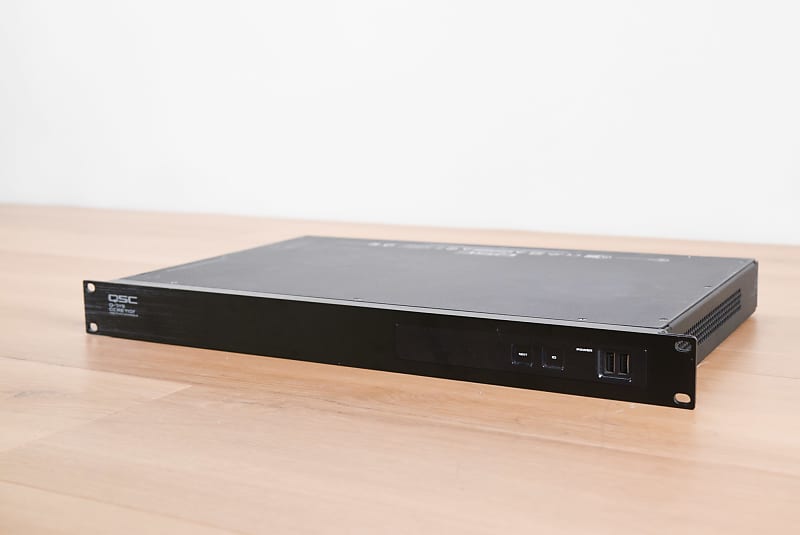 Qsc Q Sys Core 110f Network Analog I O Processor Church Reverb