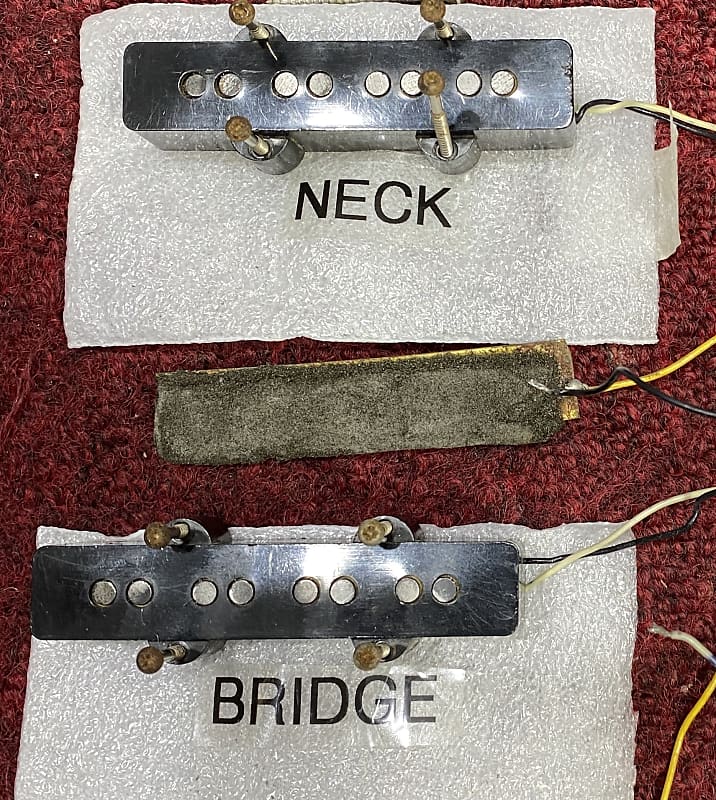 Fender Jazz Bass 1972 Pickups set | Reverb