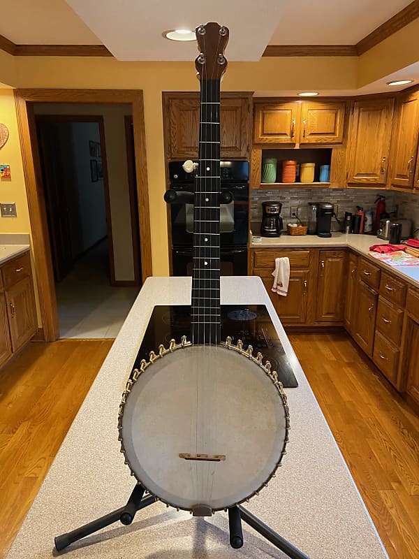 ca 1890 Lyon & Healy 5 String Banjo | Reverb