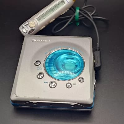 Working BLUE Sony MZ-E520 MD minidisc player mdlp unit only | Reverb