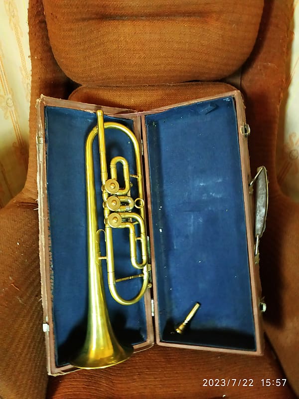 Vintage Original USSR Soviet Brass Musical Wind Instrument | Reverb