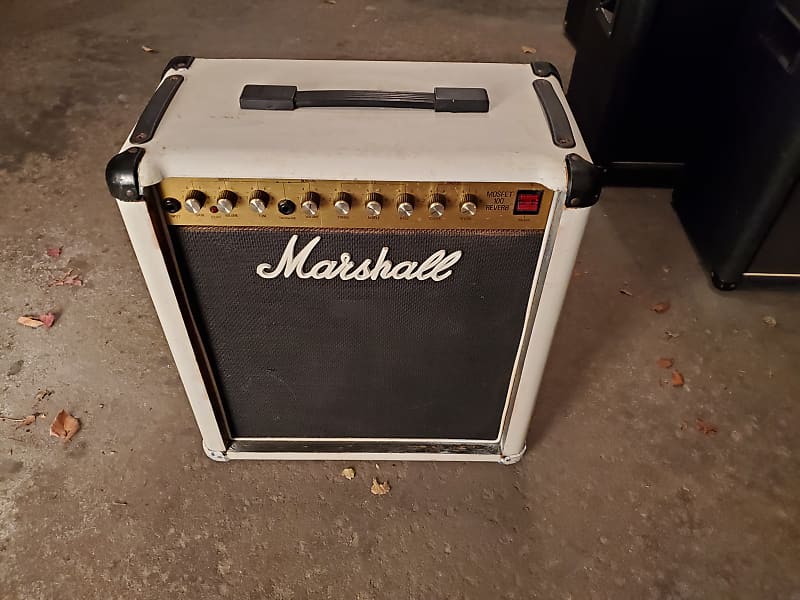 Marshall MOSFET 100 Reverb Model 5215 White/Black | Reverb