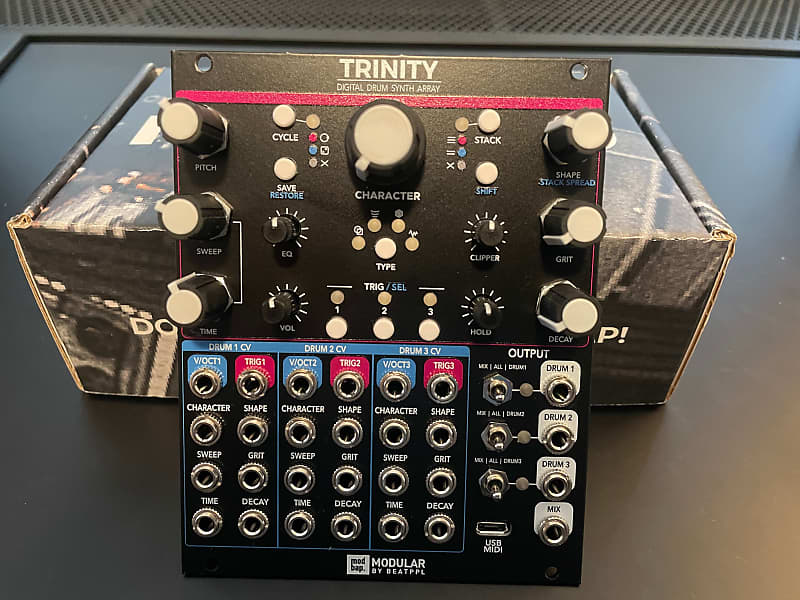 Modbap Modular Modular Trinity 3-channel Digital Drum Synth | Reverb