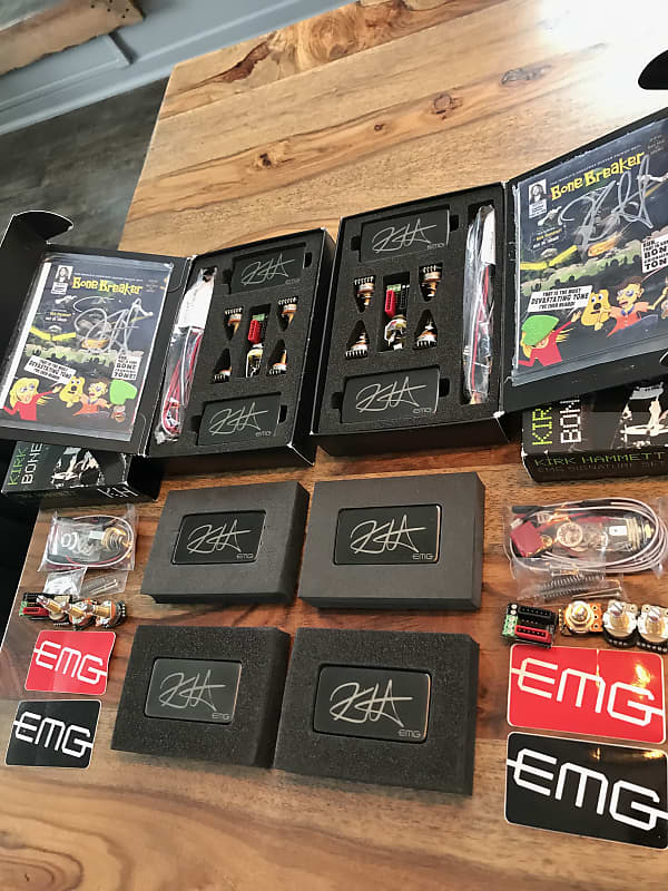 ULTIMATE (4 SETS) Kirk Hammett EMG Bone Breaker ESP KH | Reverb