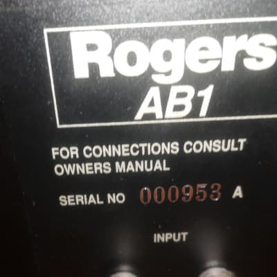 Rogers AB-1 LS 3/5 Subwoofer | Reverb