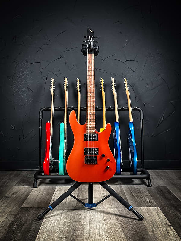 Cort KX100 Double Cutaway Electric Guitar - Iron Oxide | Reverb