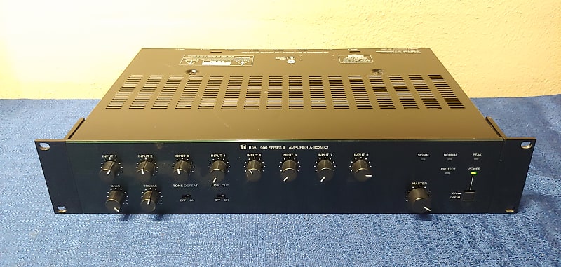 TOA A-903MK2 8-Channel Amplifier w/2 M-01 & 2 U-03 Modules | Reverb