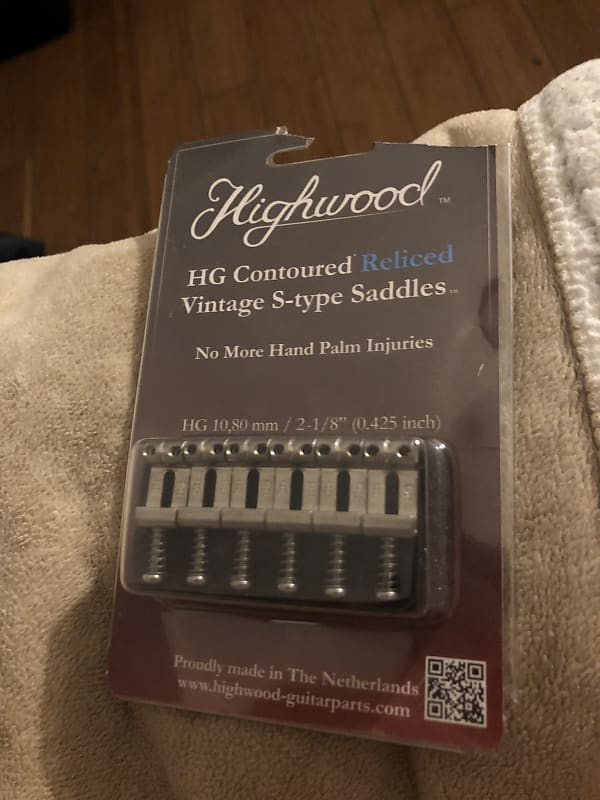 Highwood HG Contoured Vintage S-type Saddles Reliced | Reverb