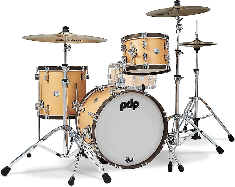 PDP Classic Concept Drum Set Kit 3pc - Natural | Reverb