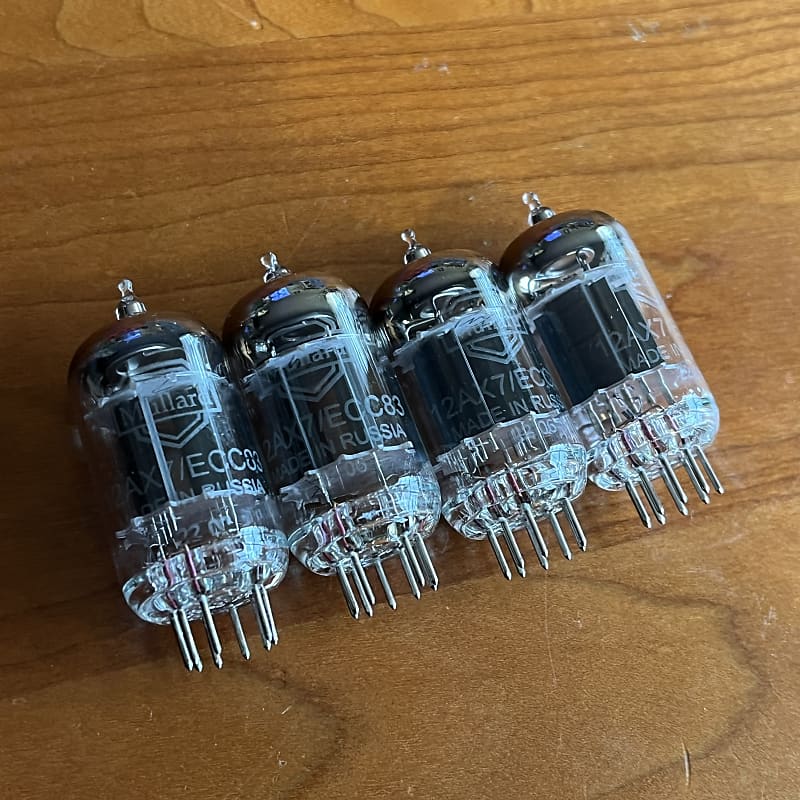 4x Mullard 12AX7/ECC83 preamp tubes (Made in Russia) | Reverb