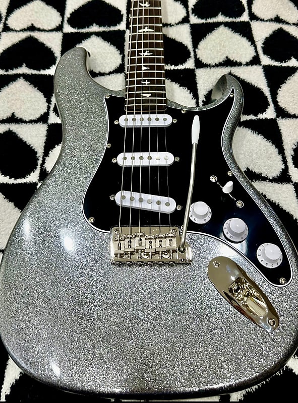 PRS Silver Sky se 2022-2023 - Custom Silver Sparkle Shimmer | Reverb