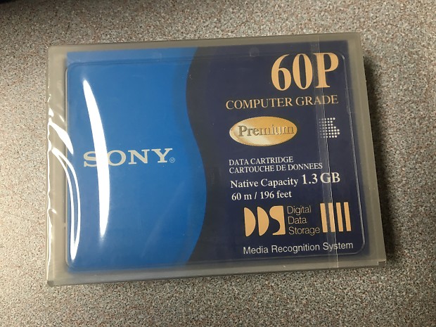 Sony DG60P DDS Data Cartridge 1.3GB 60m/196 feet Single | Reverb