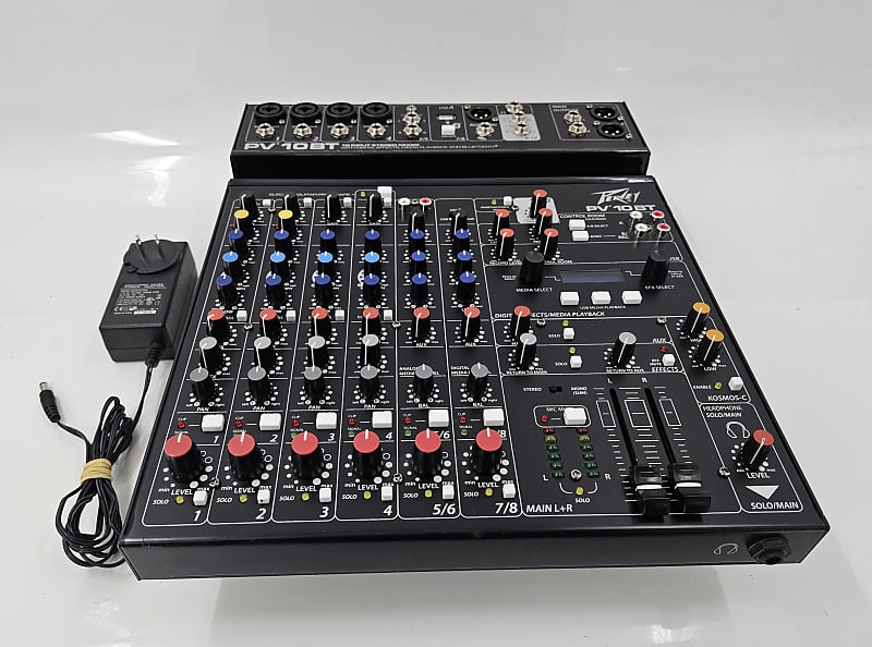 Peavey PV10BT 10-channel mixer with USB interface, digital | Reverb