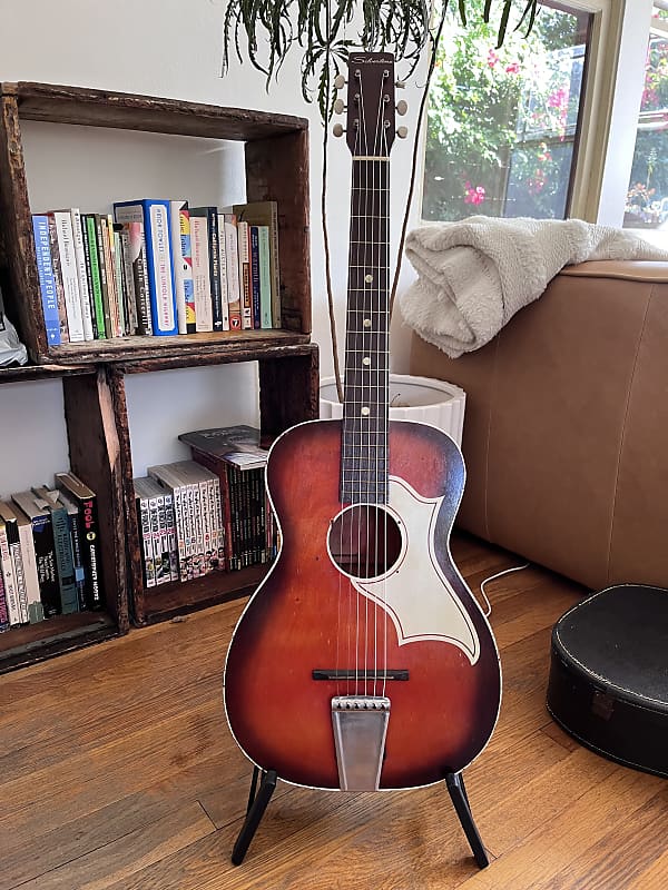 Lefty Left Handed Conversion Vintage Harmony Stella | Reverb