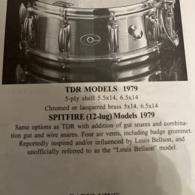 Slingerland - "Buddy Rich Model" - Snare Drum (Late1970's) | Reverb
