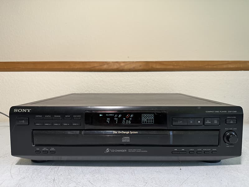 Sony CDP-C591 CD Changer 5 Compact Disc Player HiFi Stereo | Reverb