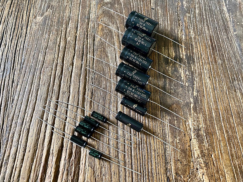 Fender Twin Reverb Silverface 100W Electrolytic Capacitor Set | Reverb