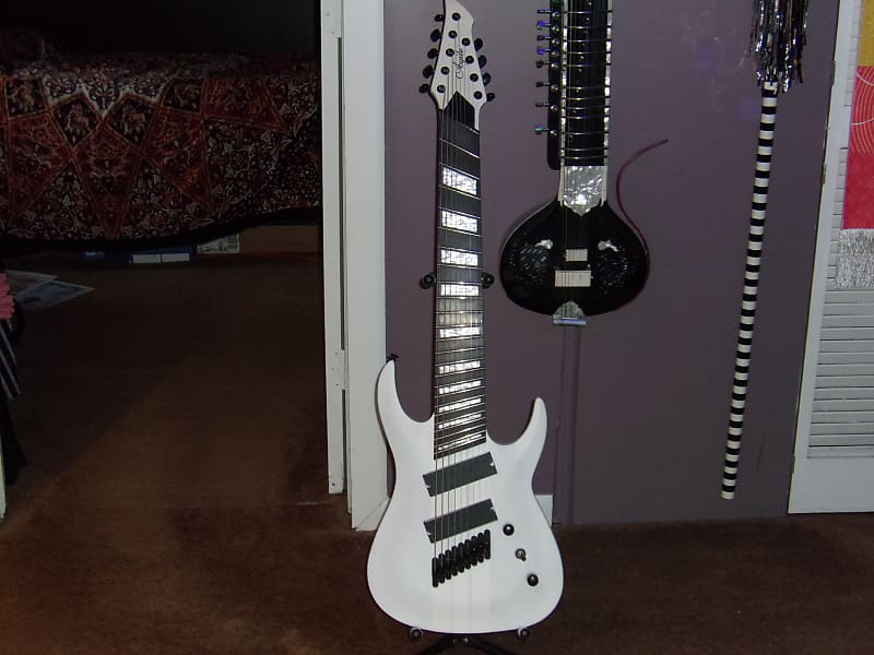 Agile 9 String Fat Fret Electric guitar with EMG-X Pickups | Reverb