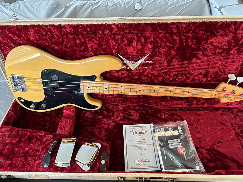 Fender Custom Shop '57 Duo Tone Precision Bass Relic | Reverb