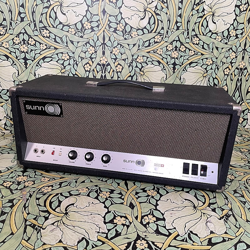Sunn 200S 60watt Bass Amp Head 1968 | Reverb