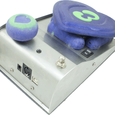 Effigy Labs Effigy Control Pedal 2018 Stainless Steel w Blue | Reverb