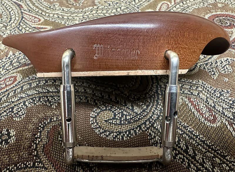 Vintage Weisshaar Hollywood Model Boxwood 4/4 Violin Chinrest | Reverb