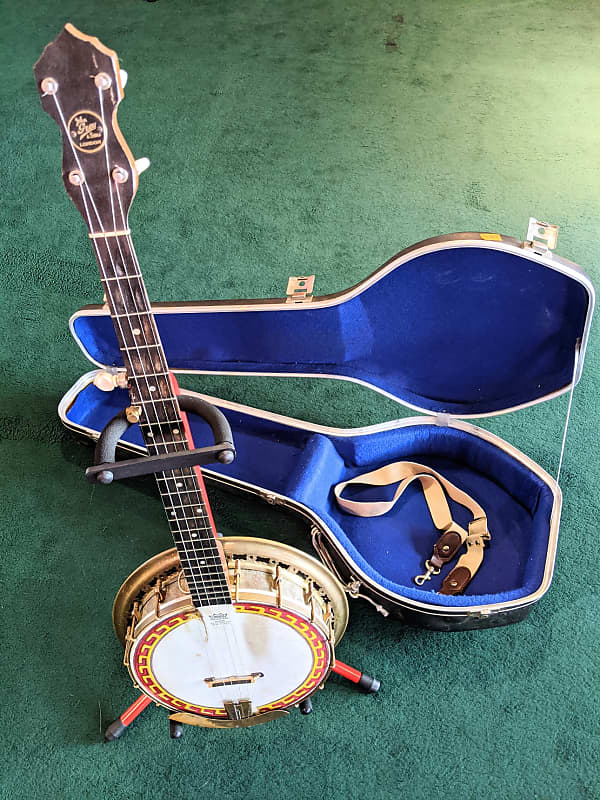 1920's John Grey and Sons London Benares Brass 5 String Banjo | Reverb