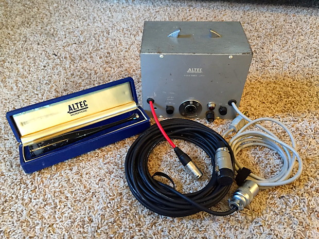 Altec M11 "Coke Bottle" Microphone System 21D Capsule Vintage | Reverb