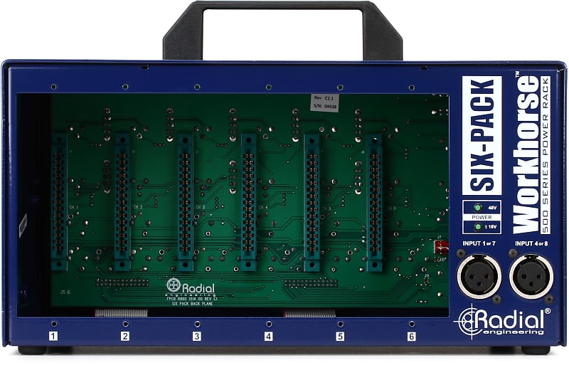 Radial SixPack 6-slot 500 Series Chassis (2-pack) Bundle | Reverb