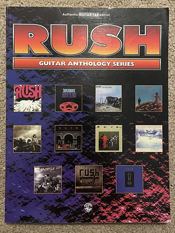 Rush Guitar Anthology Series Tab Book | Reverb