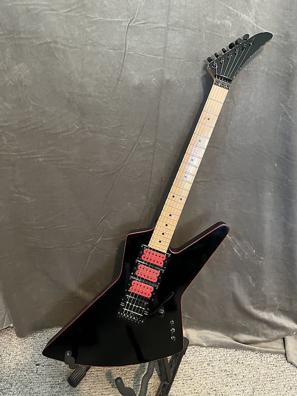Warmoth Explorer Custom Built 1980s neck - Black | Reverb