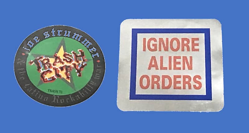 Joe Strummer The Clash Relic Telecaster Sticker Decal Set | Reverb