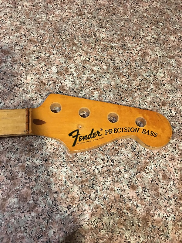 Fender Precision Bass neck mid 70s | Reverb