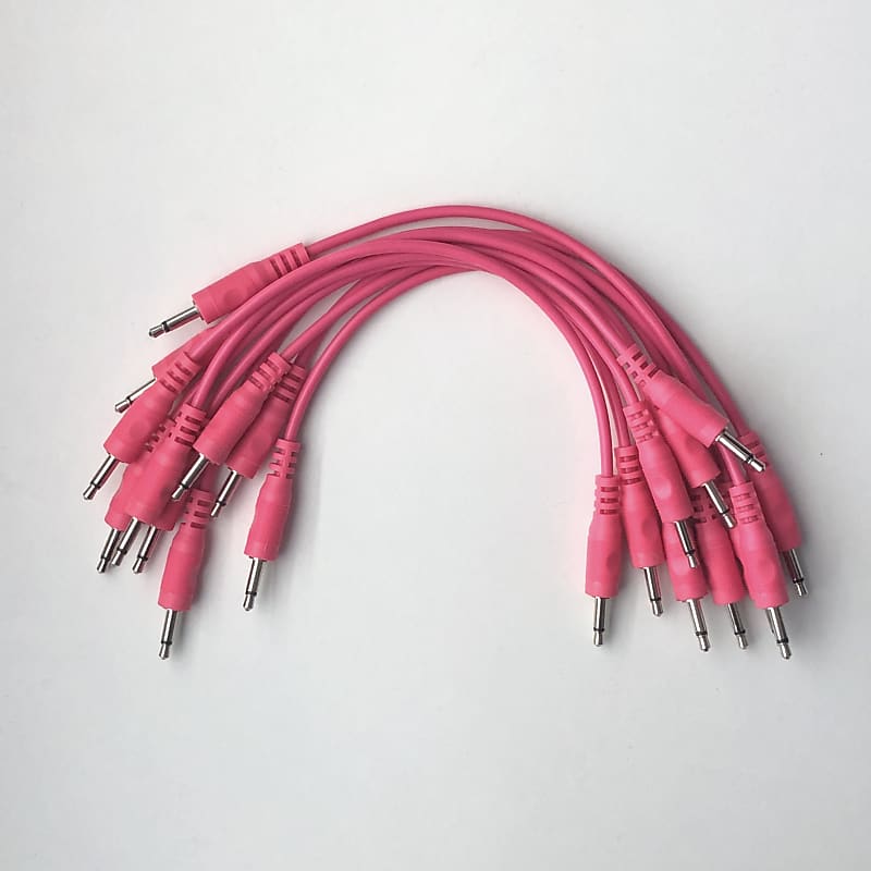 Make Noise 10x 6" Pink Patch Cables | Reverb