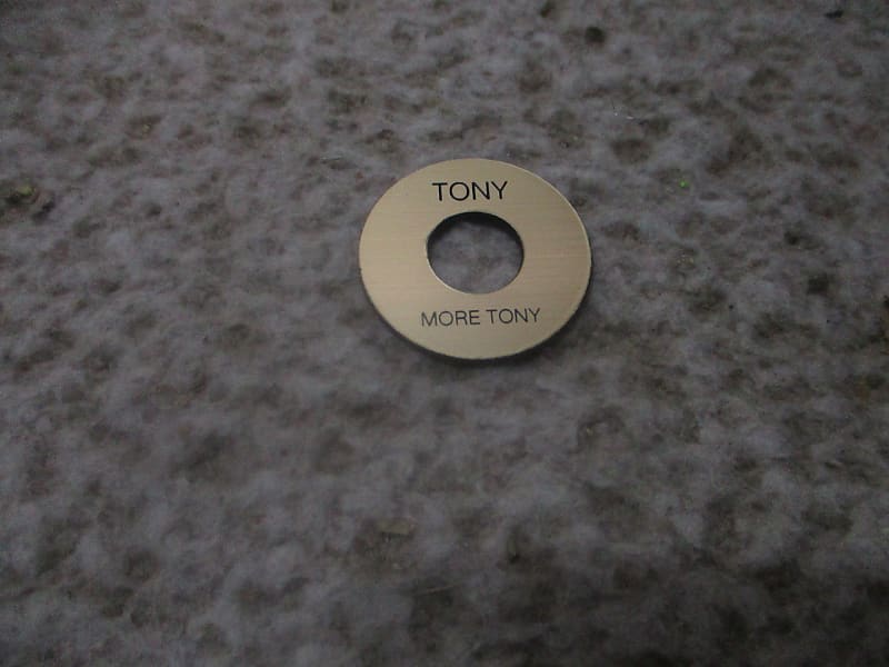 Personalized LP Style Switch Trim Ring for Tony | Reverb