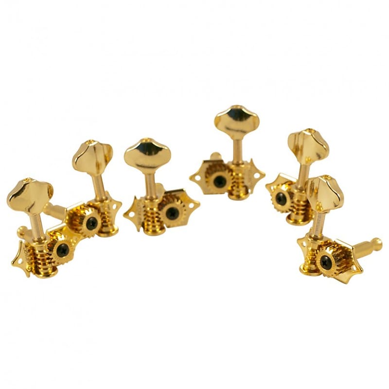 Wilkinson WJ-28NGD Open Gear Deluxe Tuning Machines - Gold | Reverb