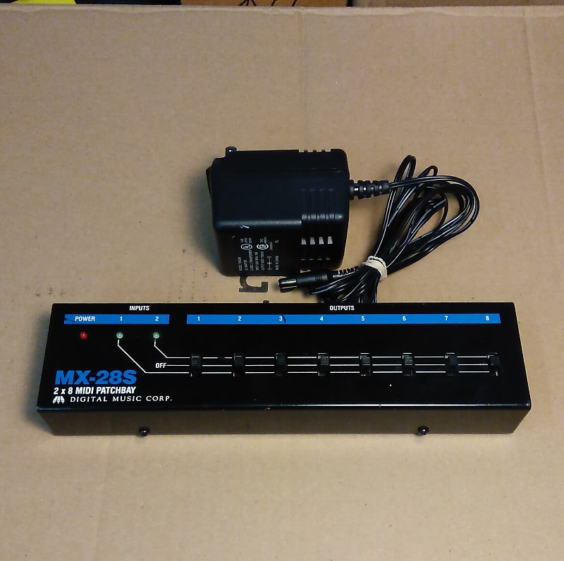 Digital Music Corp MX-28S 2X8 Midi Patchbay | Reverb