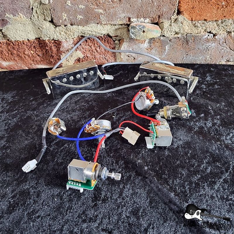 Epiphone MIK Humbuckers w/ Hollowbody / LP Wiring Harness | Reverb