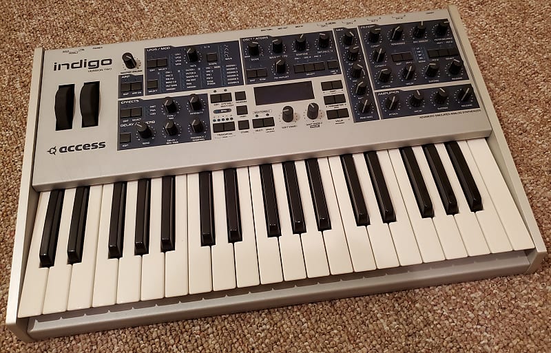 ACCESS VIRUS C INDIGO 2 RARE VINTAGE 37 KEY SYNTHESIZER | Reverb