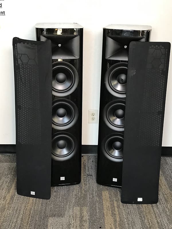 JBL HDI-3800 Floorstanding Loudspeaker Pair Black | Reverb