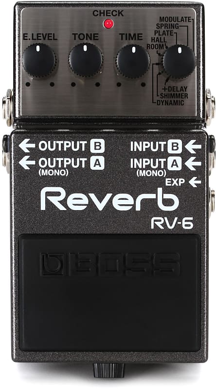 Boss RV-6 Digital Reverb Pedal (3-pack) Bundle | Reverb