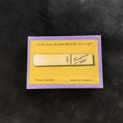 Vandoren Vintage traditional 3.5/4 Bb clarinet Reeds 60s | Reverb