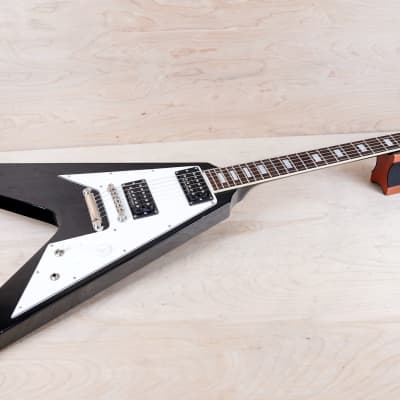 ESP V Guitar Order Made 1990s Black Seymour Duncan Pickups 67 | Reverb