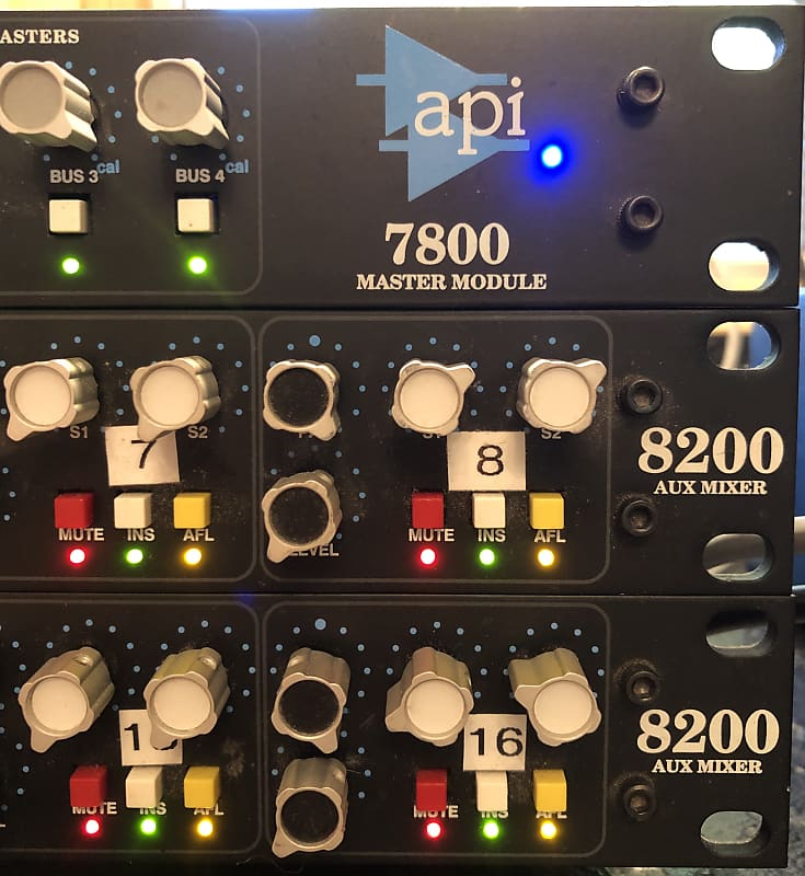 API DSM-16 16 Channel Discrete Summing Mixer 8200 (2) & 7800 | Reverb