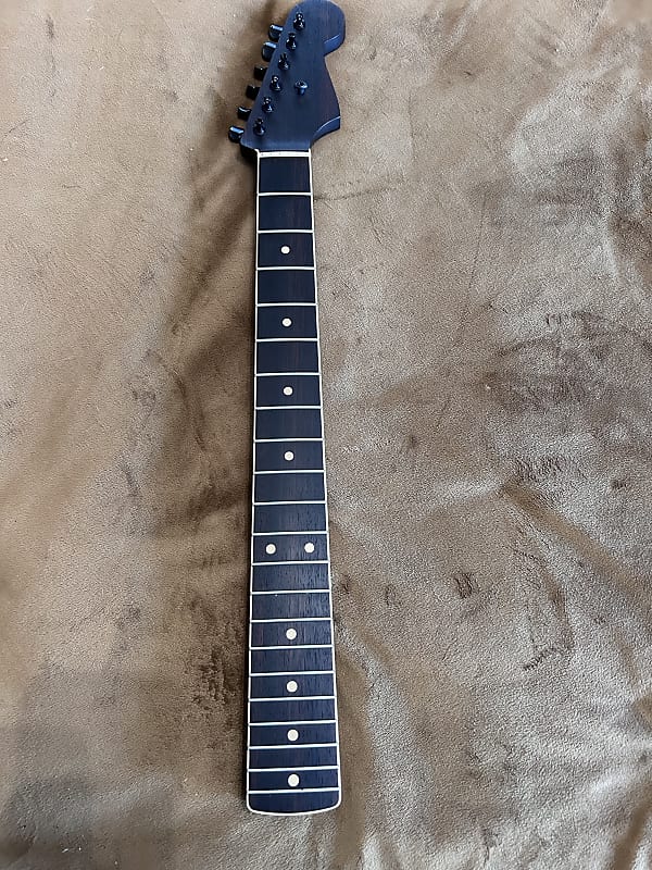 Musikraft Stratocaster neck solid Rosewood | Reverb